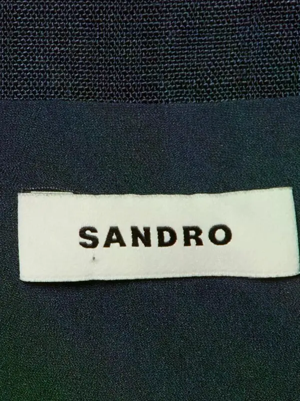 Sandro Pleated Mini Dress