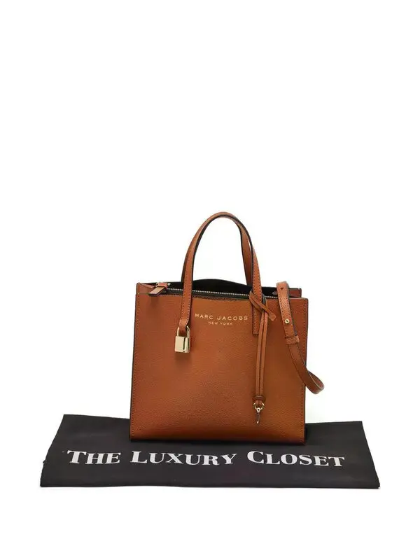 Marc Jacobs Grind Leather Mini Tote Bag