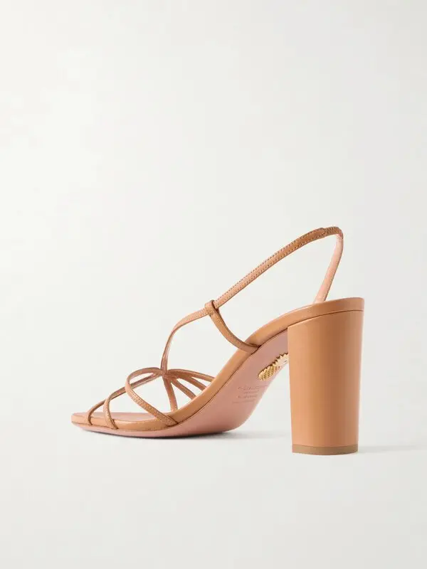 AQUAZZURA Talk To Me' 85 Leather Sandals