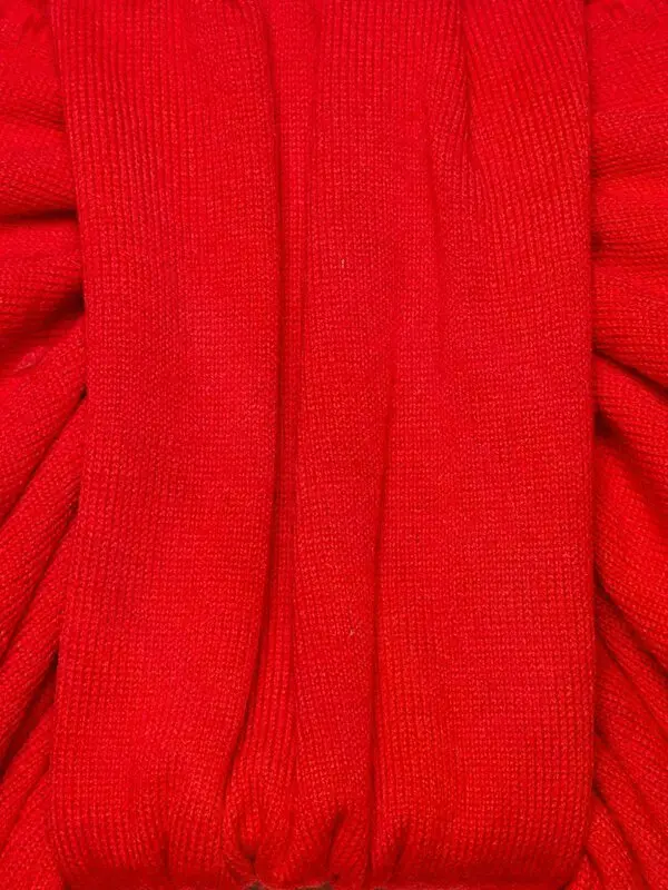 Moschino Strapless Bow Detail Knit Top