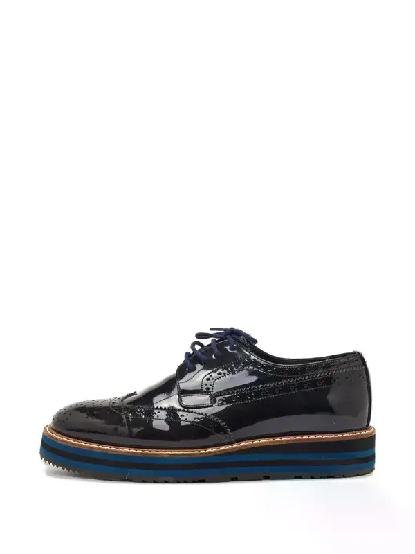 Prada Patent Leather Derby Shoes