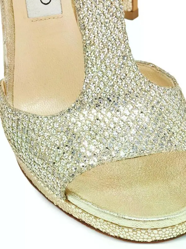JIMMY CHOO Lana Glitter Sandals