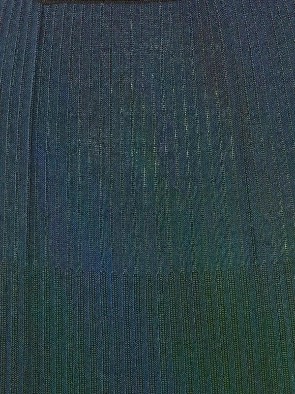 Kenzo Ribbed Knit Midi Skirt