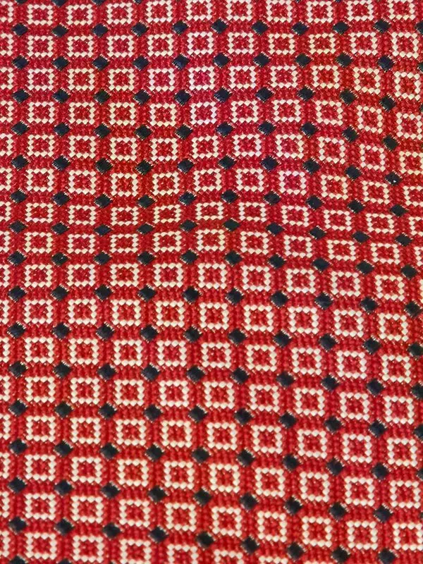 Ermenegildo Zegna Geometric Patterned Silk Neck Tie