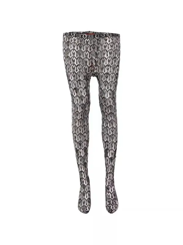 Missoni Patterned Lurex-knit Stockings - Black