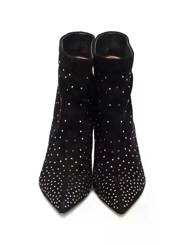 Valentino Garavani Rockstud Suede Ankle Boots