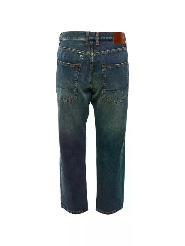 Marni Low-waist Paint-splatter Jeans