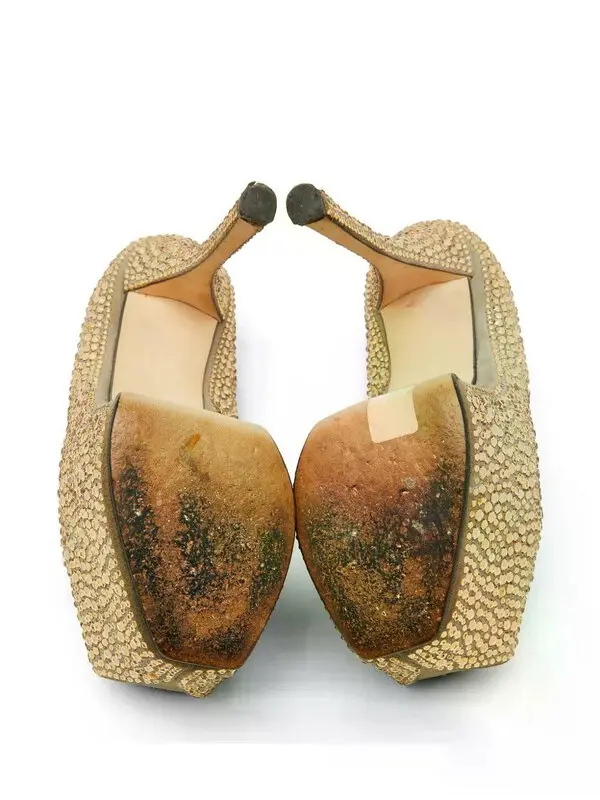 GIUSEPPE ZANOTTI Embellished Platform Pumps