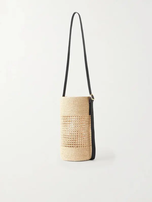 Khaite Billie Small Raffia Bucket Bag