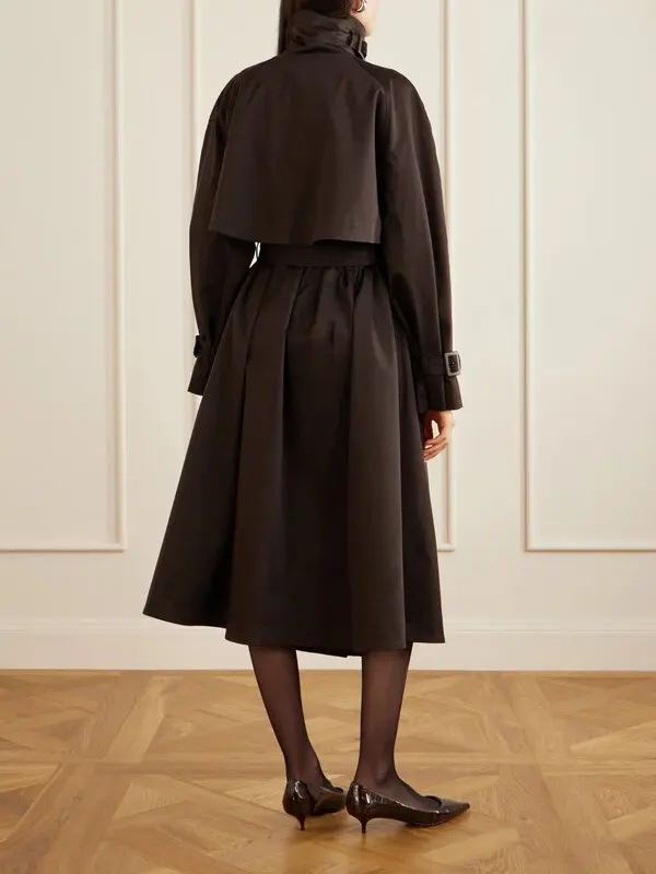 Nour Hammour Marchand Cotton-blend Trench Coat
