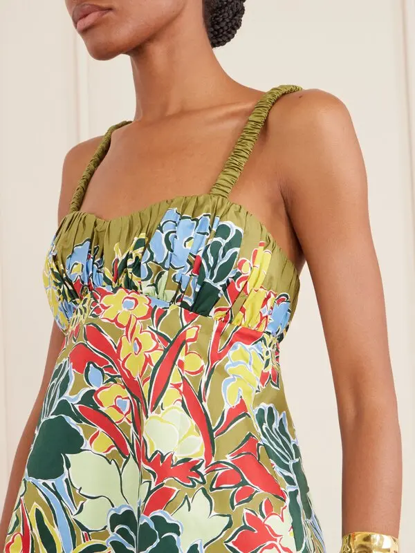 ALEMAIS Solstice Printed Organic Cotton Mini Dress - Multi