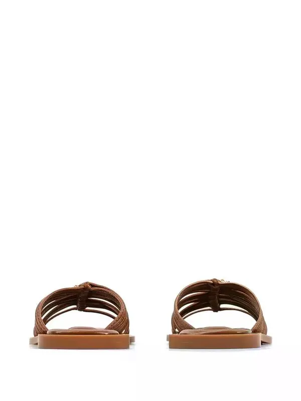 Karl Lagerfeld Strappy Logo-plaque Sandals