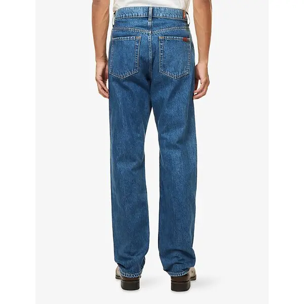 7 For All Mankind Modern Straight-leg Cotton Denim Jeans