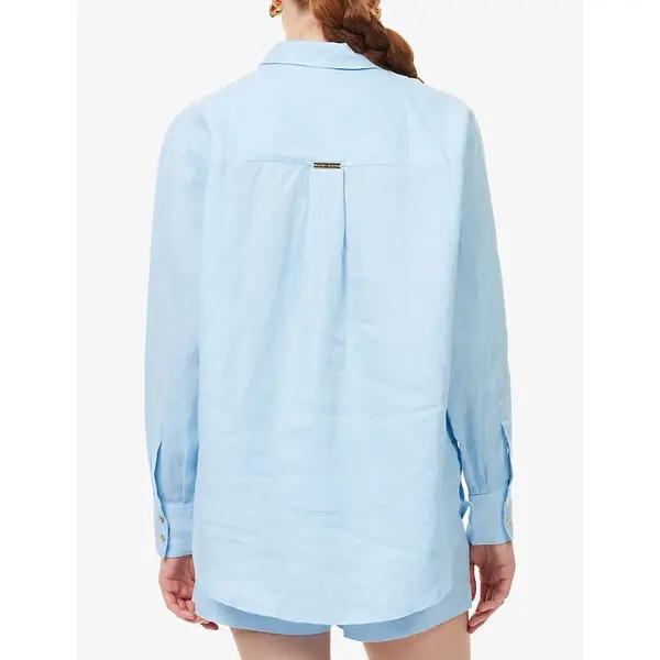 Heidi Klein Ponza Relaxed-fit Linen Beach Shirt