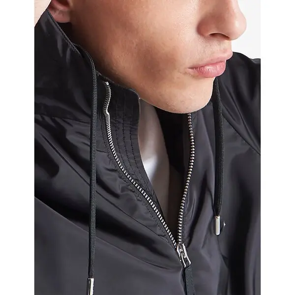 Prada Re-nylon Drawstring Hood Shell Jacket