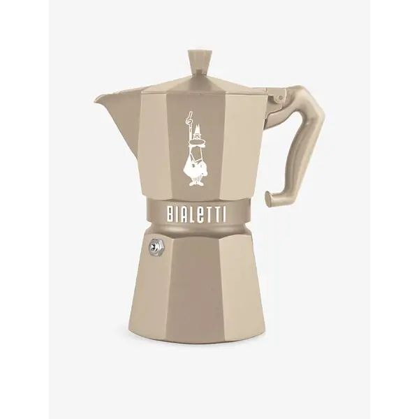 BIALETTI Moka Express Exclusive Six-cup Aluminium Coffee Maker - Sand