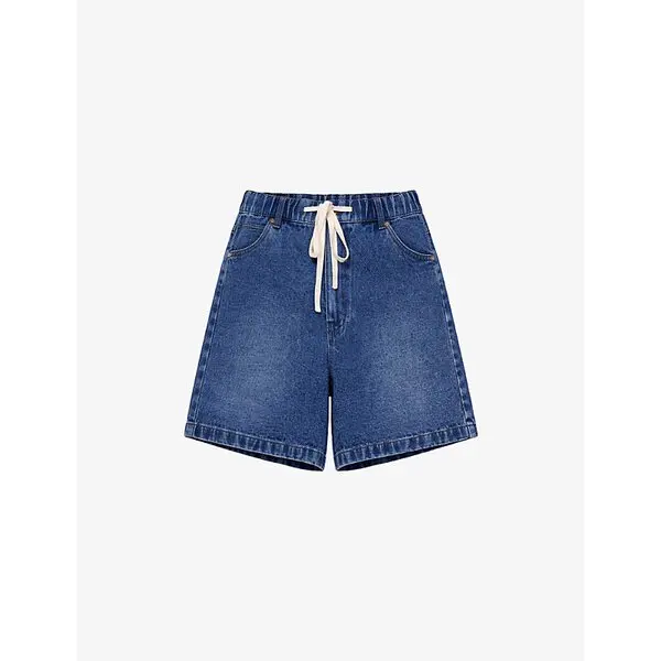 RO&ZO Denim Shorts With Drawstring Waist