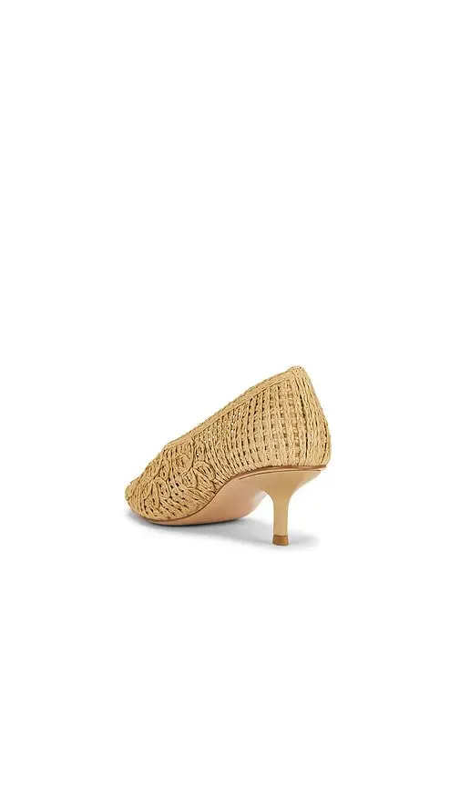 Lpa Clio Raffia Kitten Heel Pumps