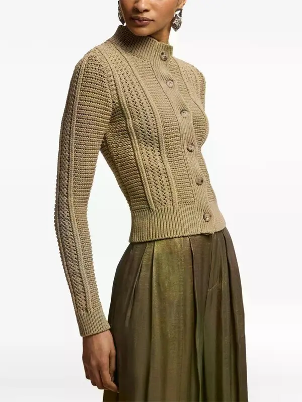 Ralph Lauren Mock-neck Cardigan