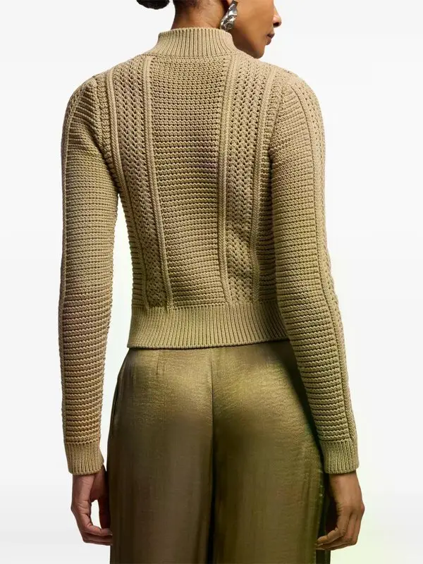 Ralph Lauren Mock-neck Cardigan
