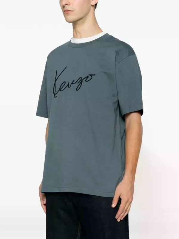 Kenzo Logo-embroidered T-shirt