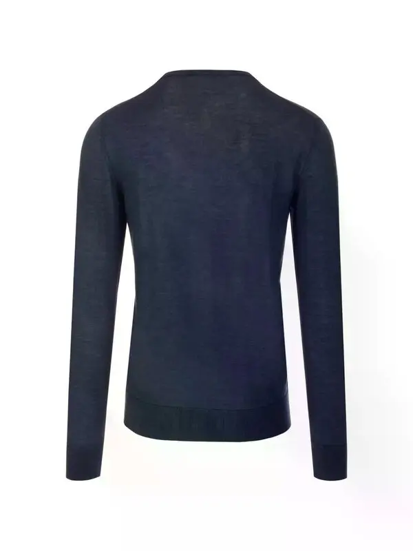 Al Duca D'aosta Crew Neck Long Sleeve Fine Knit T-shirt