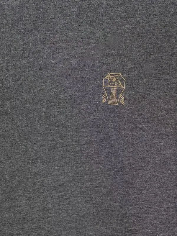 Brunello Cucinelli Embroidered-logo T-shirt