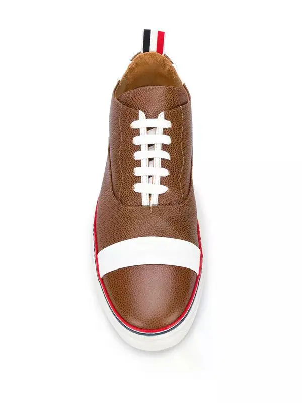 Thom Browne Striped Detail Low-top Sneakers