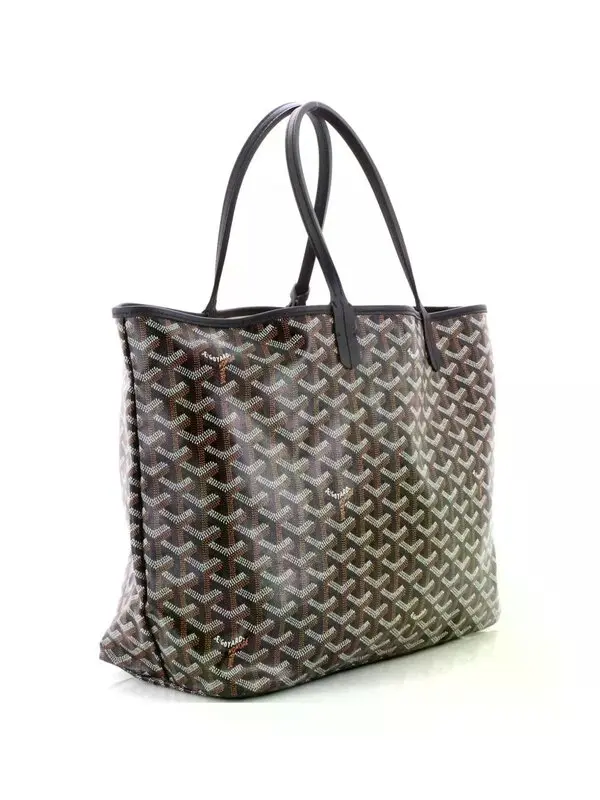 Goyard Saint Louis Coated Canvas Gm Tote Bag - Black