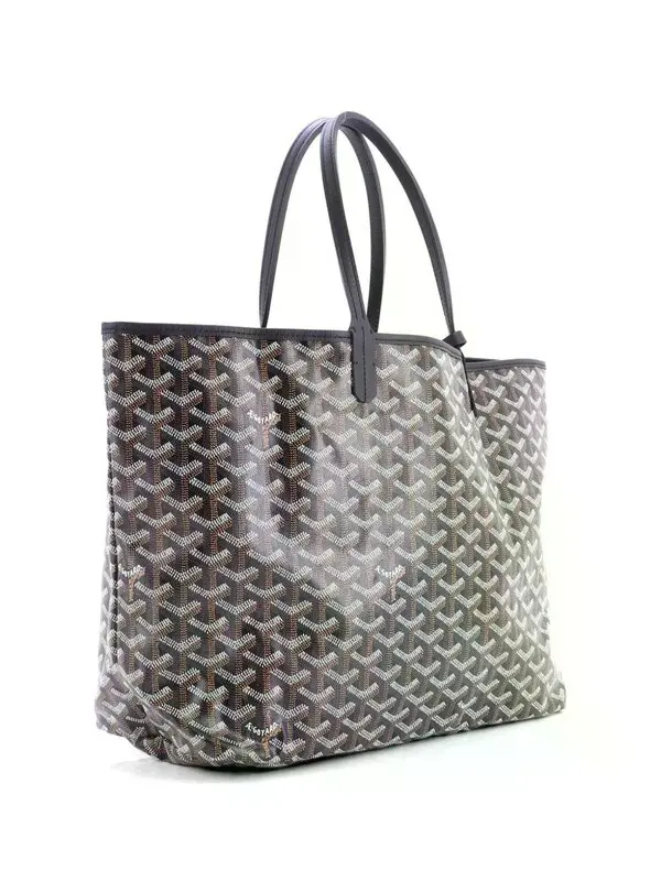 Goyard Saint Louis Coated Canvas Tote Bag - Black