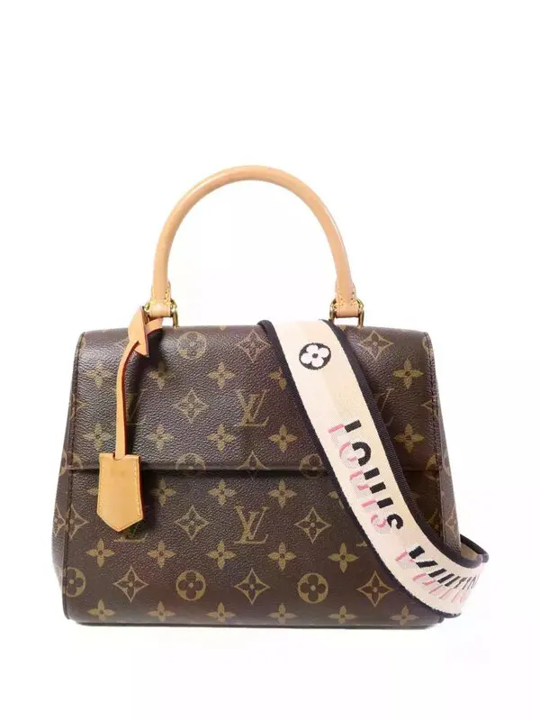 LOUIS VUITTON Monogram Cluny Bb Tote Bag - Brown