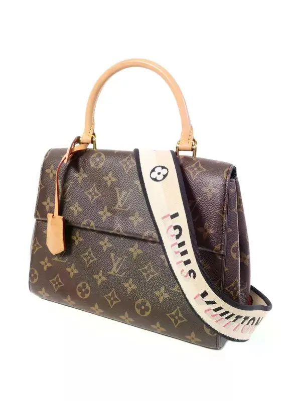 LOUIS VUITTON Monogram Cluny Bb Tote Bag - Brown