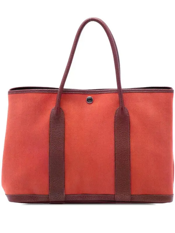 Hermès Garden Party 30 Satchel - Red
