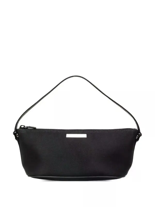 Gucci Nylon Boat Shoulder Bag - Black