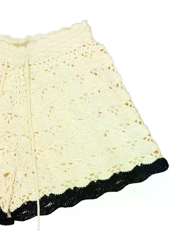 Zimmermann Aster Crochet Shorts