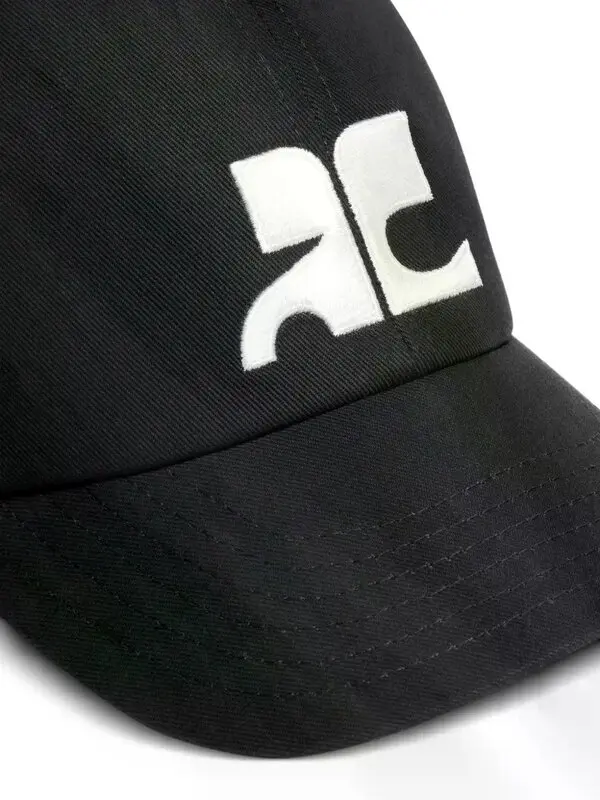 COURREGES Ac Logo Embroidered Baseball Cap