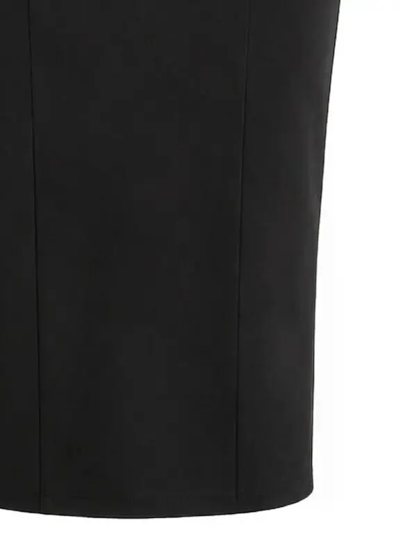 Patrizia Pepe Corset-style Mesh Panel Dress
