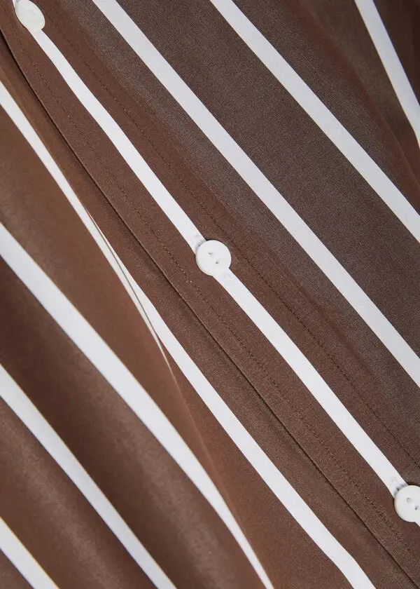 Matteau Striped Cotton-poplin Shirt