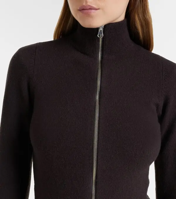 Extreme Cashmere N°302 Cashmere-blend Zip-up Cardigan