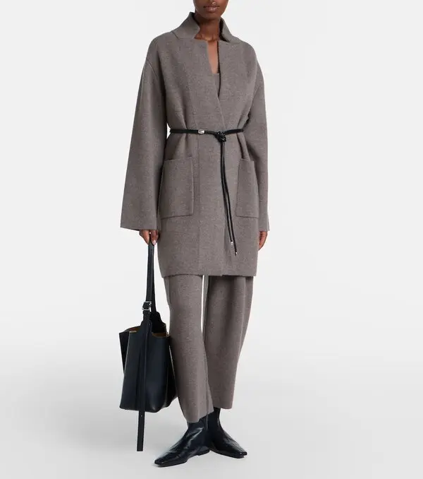 LISA YANG Cashmere Coat - Grey