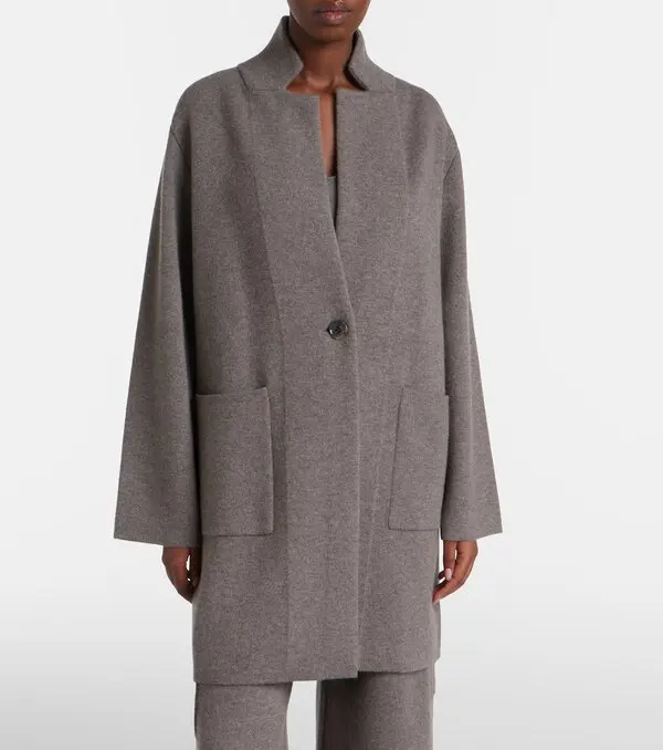 LISA YANG Cashmere Coat - Grey