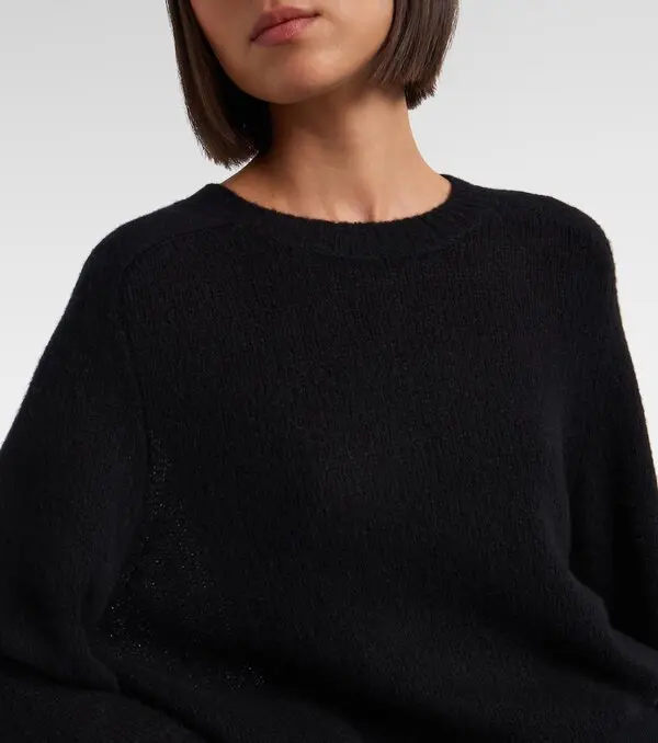 LISA YANG Solene Cashmere And Silk Sweater - Black