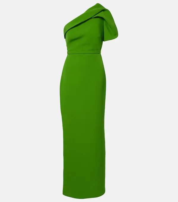 Safiyaa One-shoulder Gown - Green