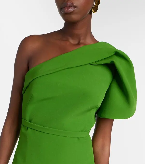 Safiyaa One-shoulder Gown - Green