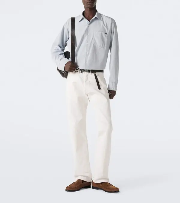 Prada Suede Penny Loafers
