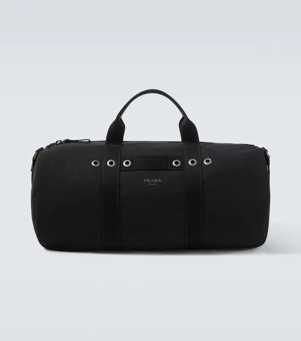Prada Canvas Duffel Bag - Black