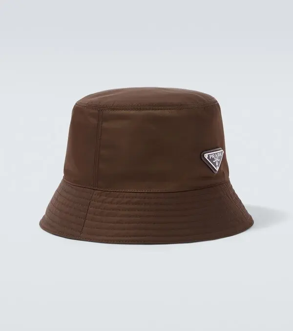 Prada Re-nylon Bucket Hat - Brown