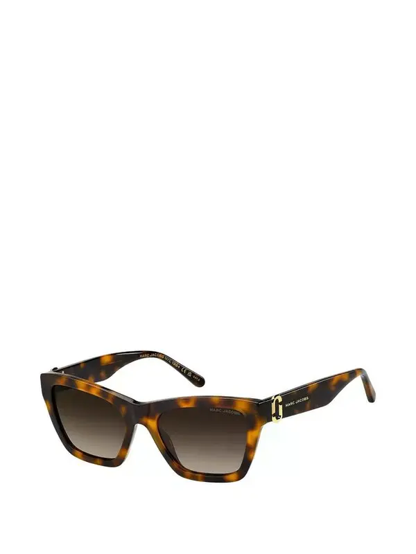 Marc Jacobs Tortoiseshell Effect Cat-eye Sunglasses - Brown