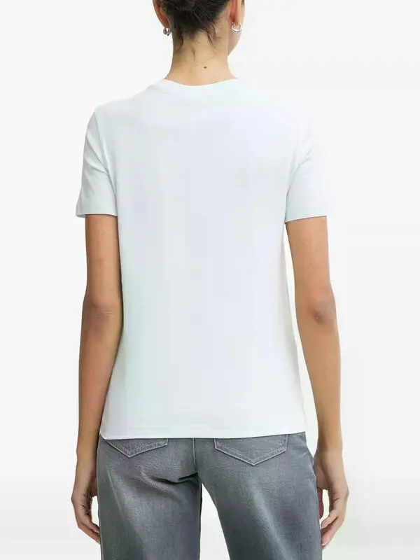 DIESEL® Rose Print T-shirt - Blue