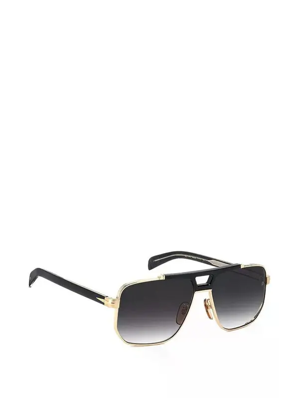 DB EYEWEAR BY DAVID BECKHAM Geometric Double Bridge Sunglasses